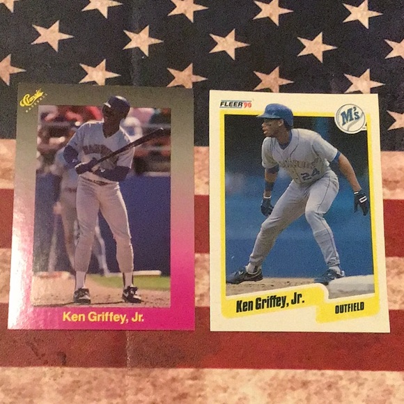 Other | Ken Griffey Jr Baseball Cards 2 Collectible | Poshmark